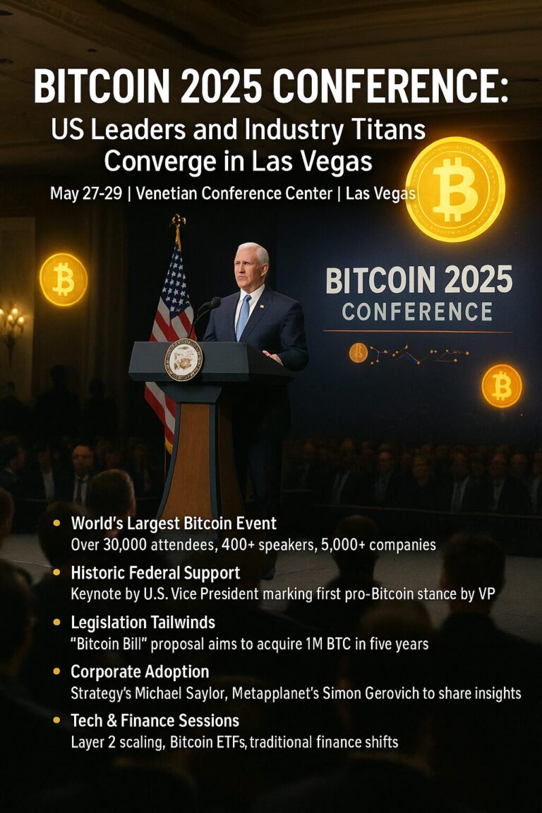 Bitcoin 2025 Conference: U.S. Leadership and Industry Titans Converge ...