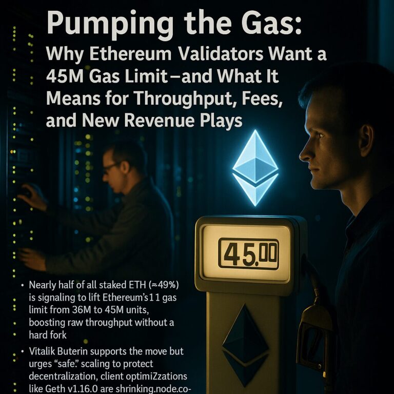 Pumping the Gas: Why Ethereum Validators Are Rallying Behind a 45M Gas Limit—and What It Means ...