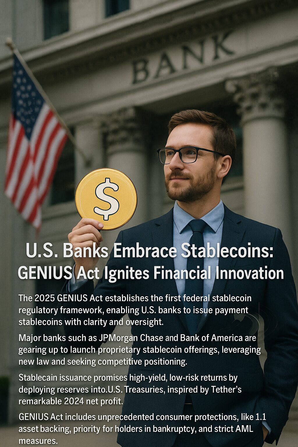 U.S. Banks Embrace Stablecoins: GENIUS Act Ignites Financial Innovation ...