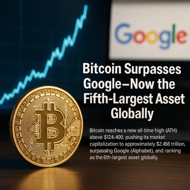 Bitcoin Surpasses Google—Now the Fifth-Largest Asset Globally - Dzilla ...