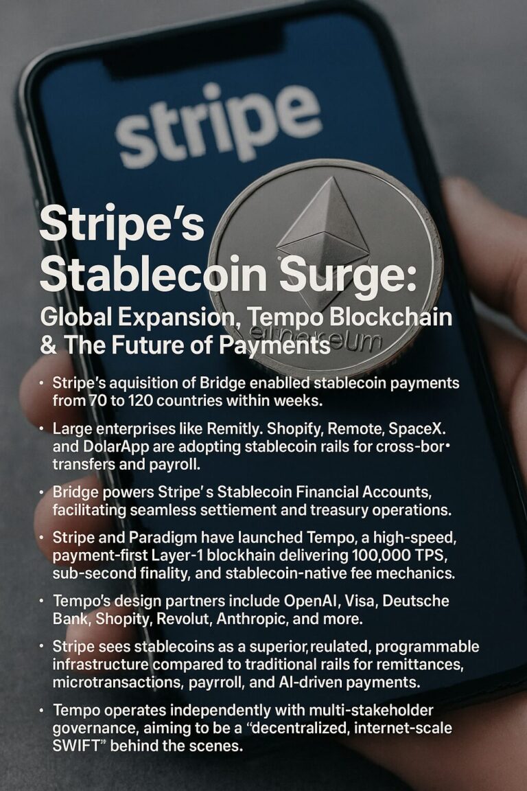 Stripe’s Stablecoin Surge: Global Expansion, Tempo Blockchain & The Future of Payments - Dzilla ...