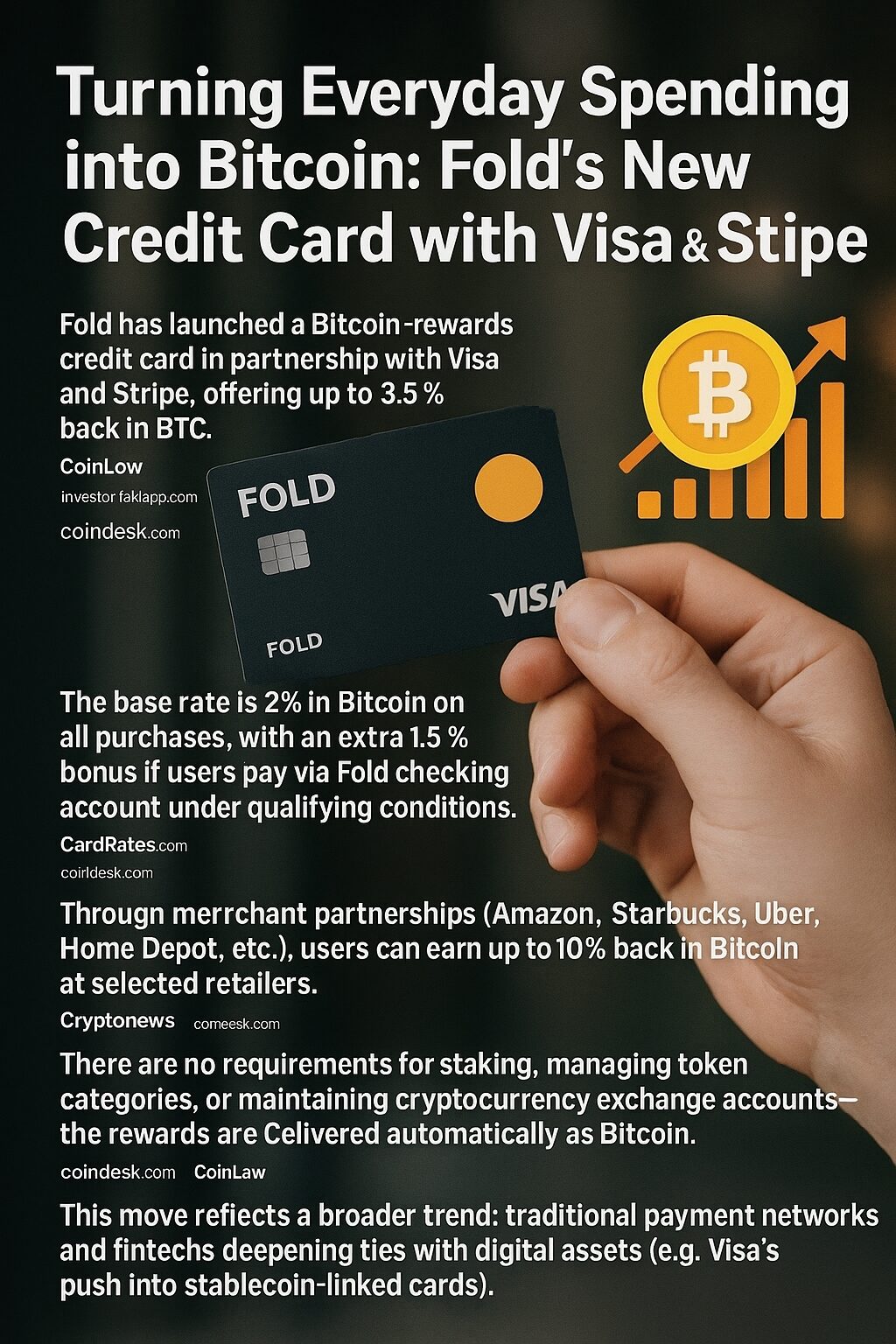 Turning Everyday Spending into Bitcoin: Fold’s New Credit Card with ...
