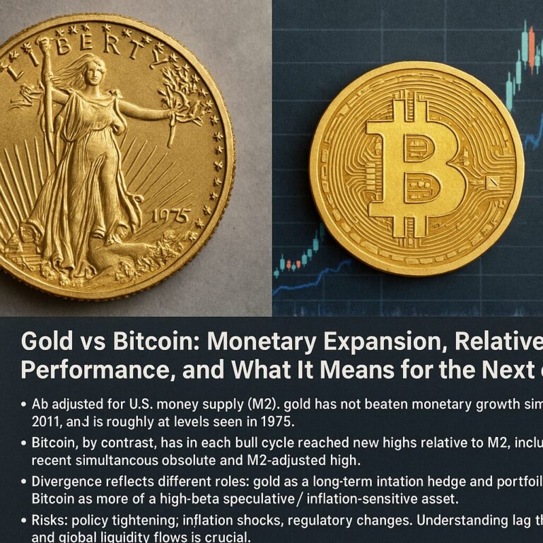 Gold vs Bitcoin: Monetary Expansion, Relative Performance, and What It ...