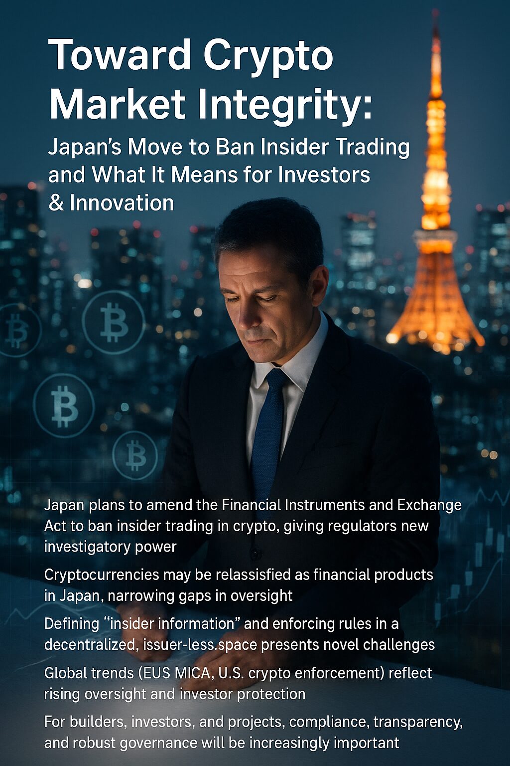 Toward Crypto Market Integrity: Japan’s Move to Ban Insider Trading and What It Means for ...