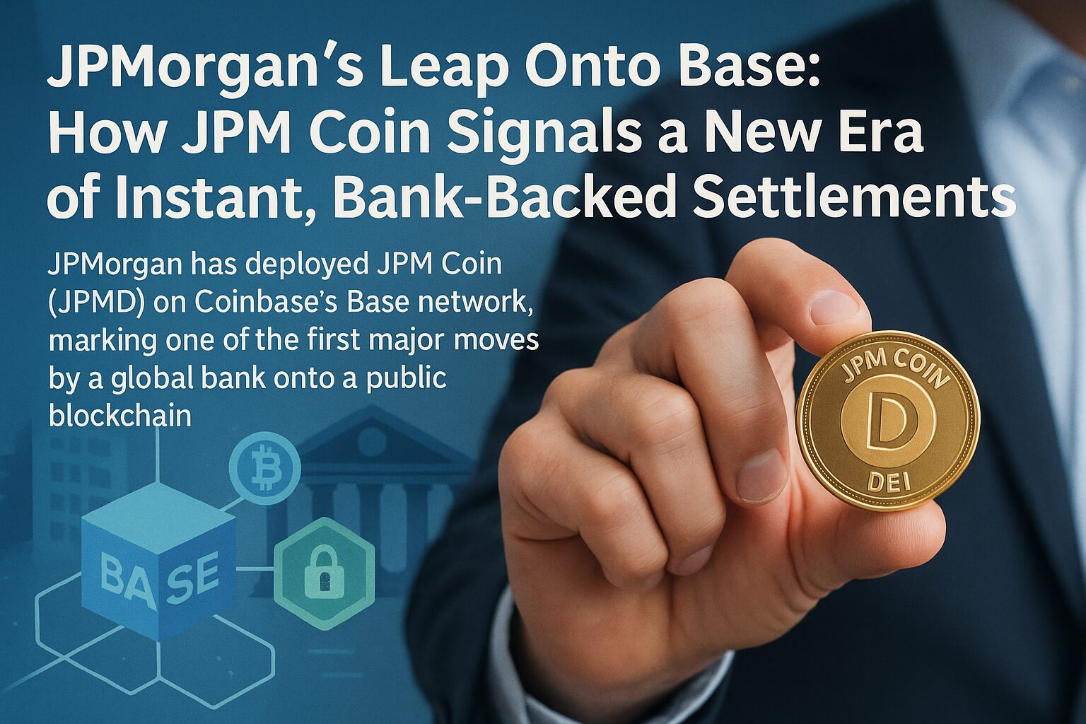 JPMorgan’s Leap Onto Base: How JPM Coin Signals a New Era of Instant ...