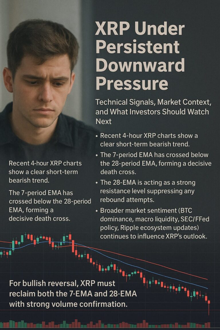 XRP Under Persistent Downward Pressure: Technical Signals, Market ...