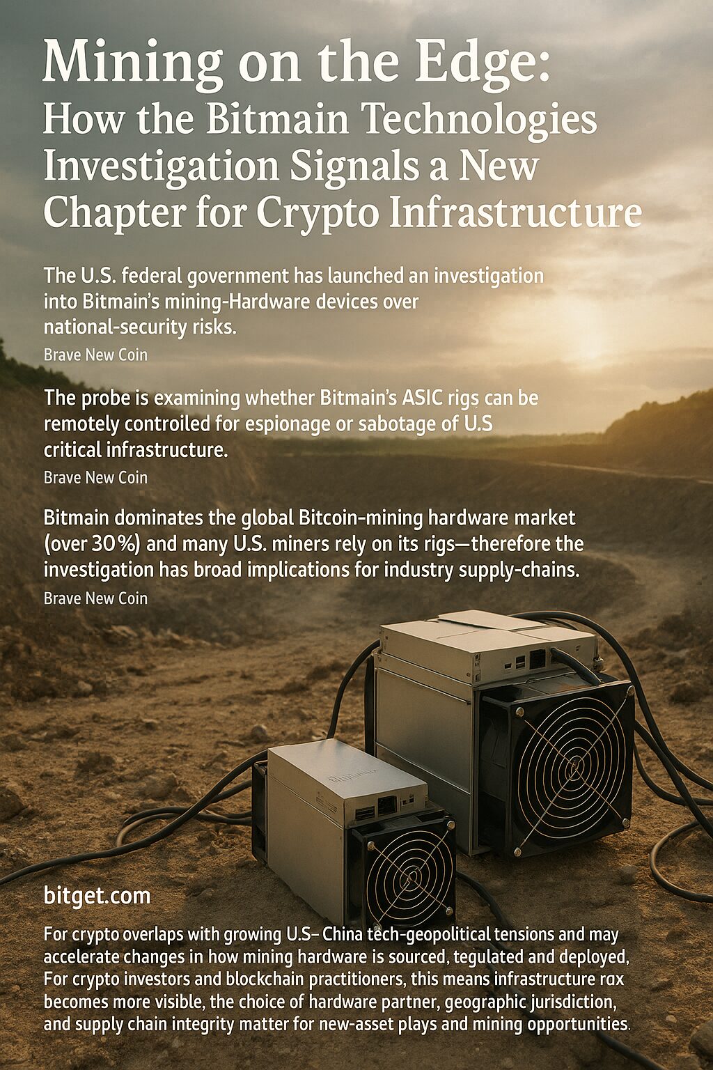 “Mining on the Edge: How the Bitmain Technologies Investigation Signals ...