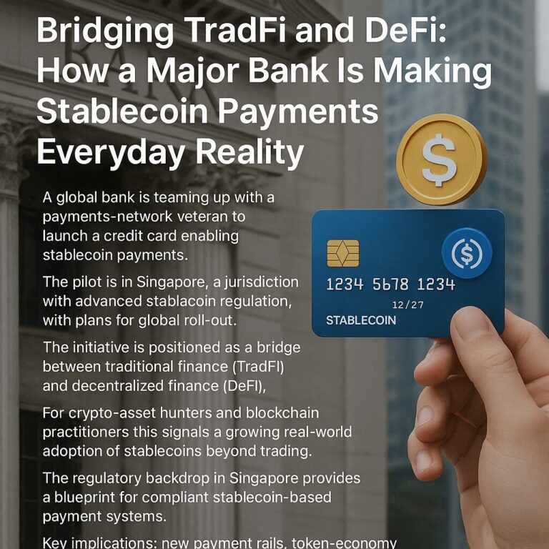 Bridging TradFi and DeFi: How a Major Bank Is Making Stablecoin ...