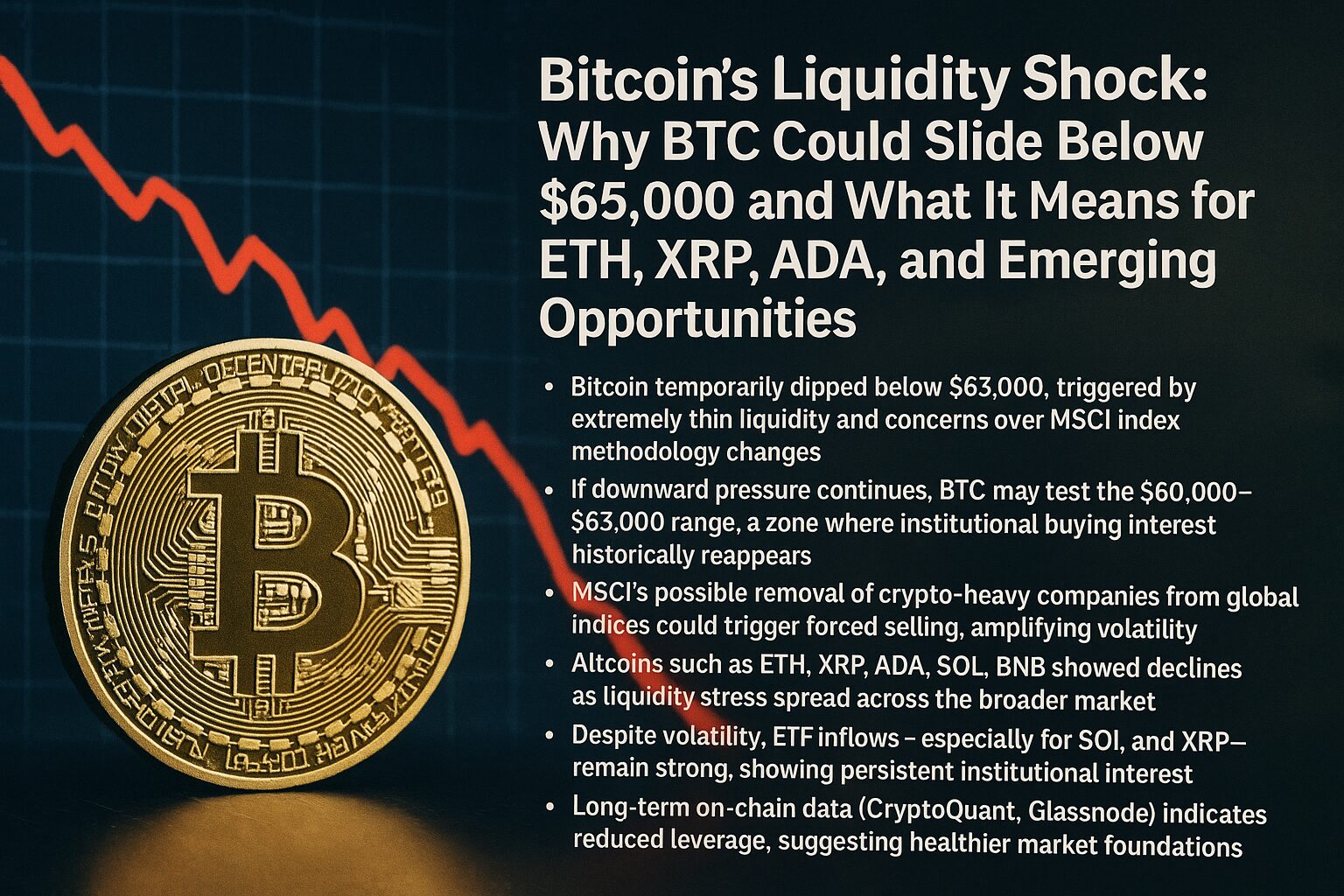 Bitcoin’s Liquidity Shock: Why BTC Could Slide Below $65,000 and What ...
