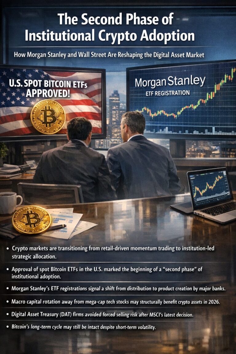 The Second Phase of Institutional Crypto Adoption : How Morgan Stanley ...