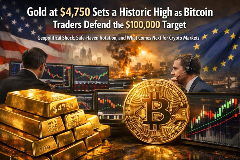 ＜Market Analysis＞ Gold at $4,750 Sets a Historic High as Bitcoin ...