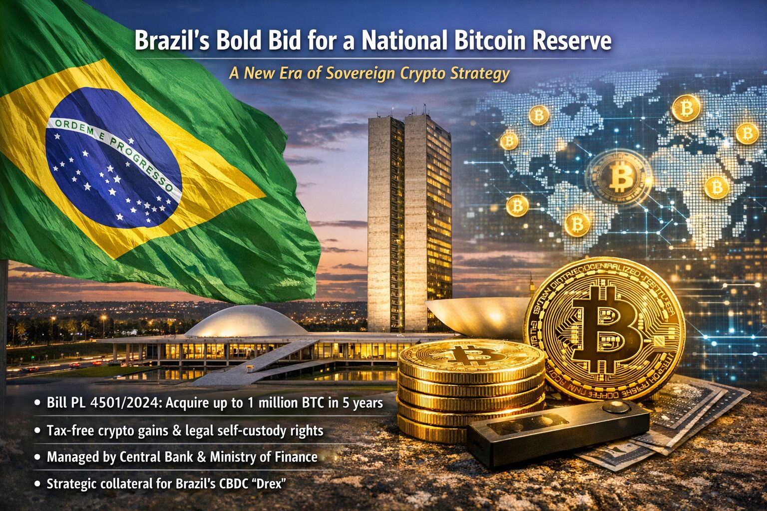 Brazil’s Bold Bid for a National Bitcoin Reserve: A New Era of ...