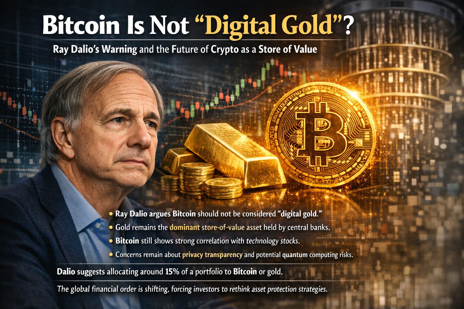 Bitcoin Is Not “Digital Gold”? Ray Dalio’s Warning and the Future of ...
