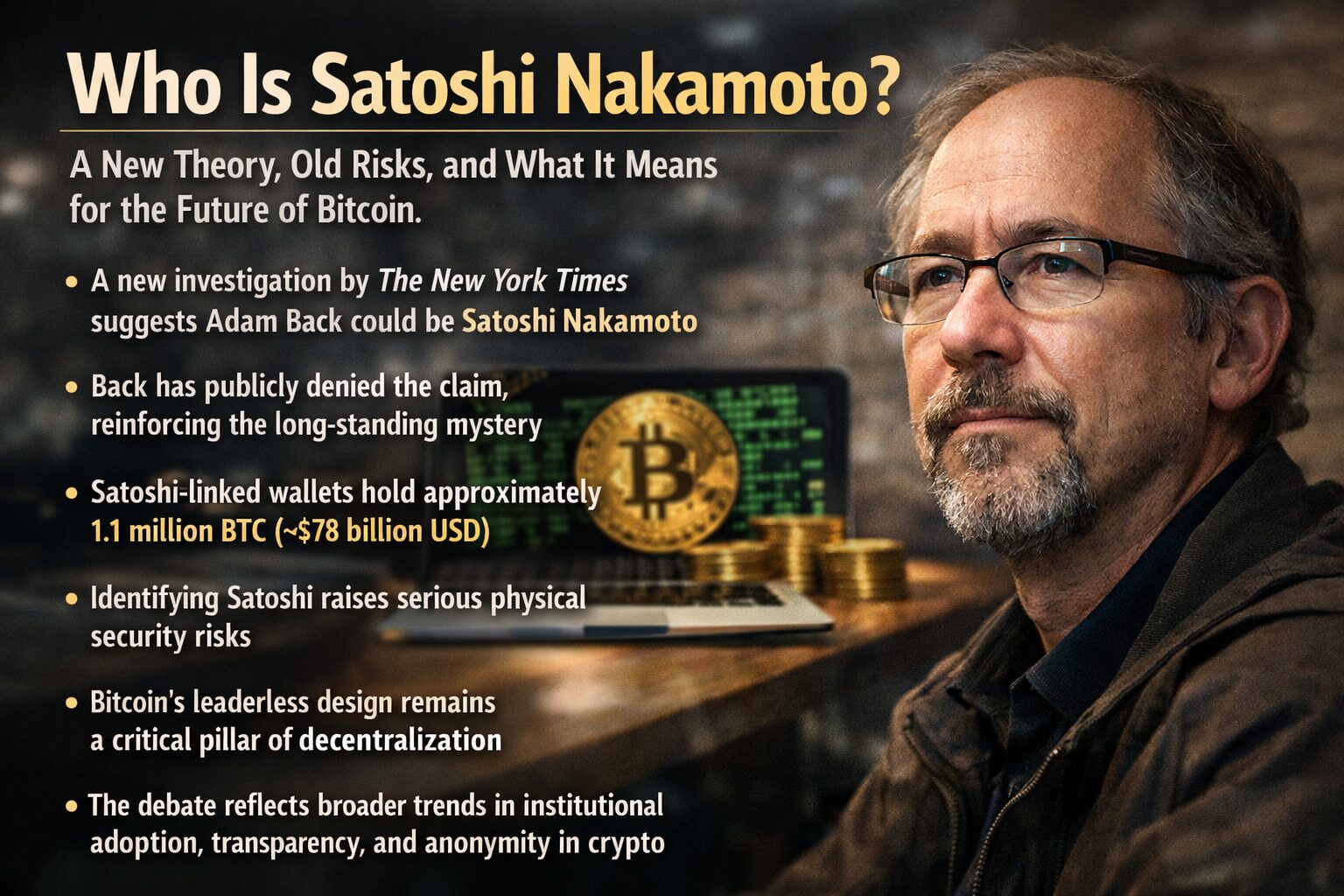 Who Is Satoshi Nakamoto? A New Theory, Old Risks, and What It Means for ...